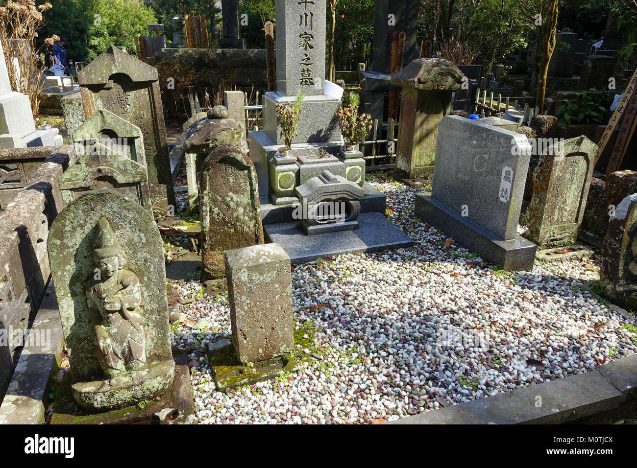 Jufukuji Cemetery in Kamakura, Kanagawa, Japan, is a historical site ...