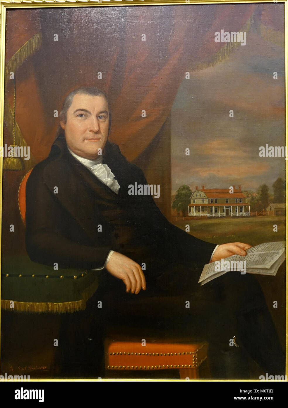 Captain Elijah Dewey by Ralph Earl, 1798, oil on canvas - Bennington ...