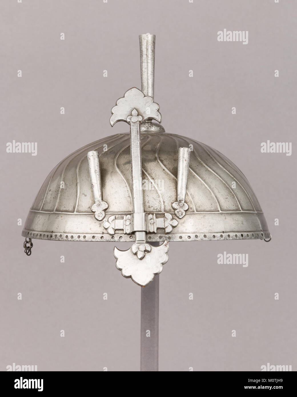 This helmet, from the Metropolitan Museum of Art collection, dates to ...