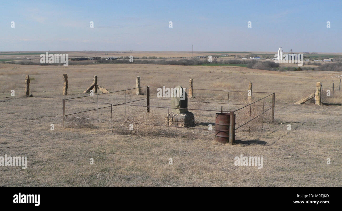 The Carver Homestead Monument, located in Ness County, Kansas ...