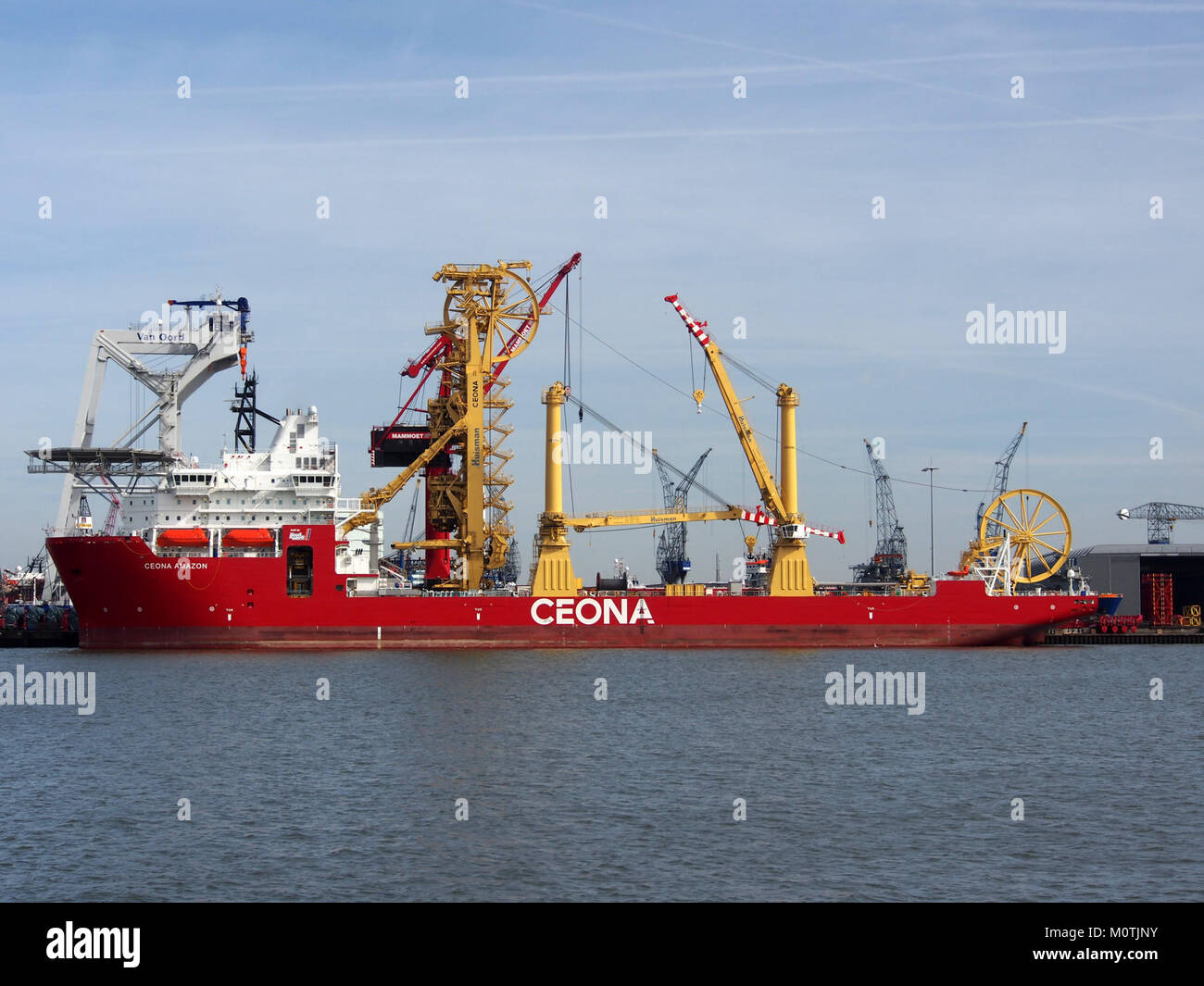 The Ceona Amazon, a vessel identified by IMO 9698094, is seen ...