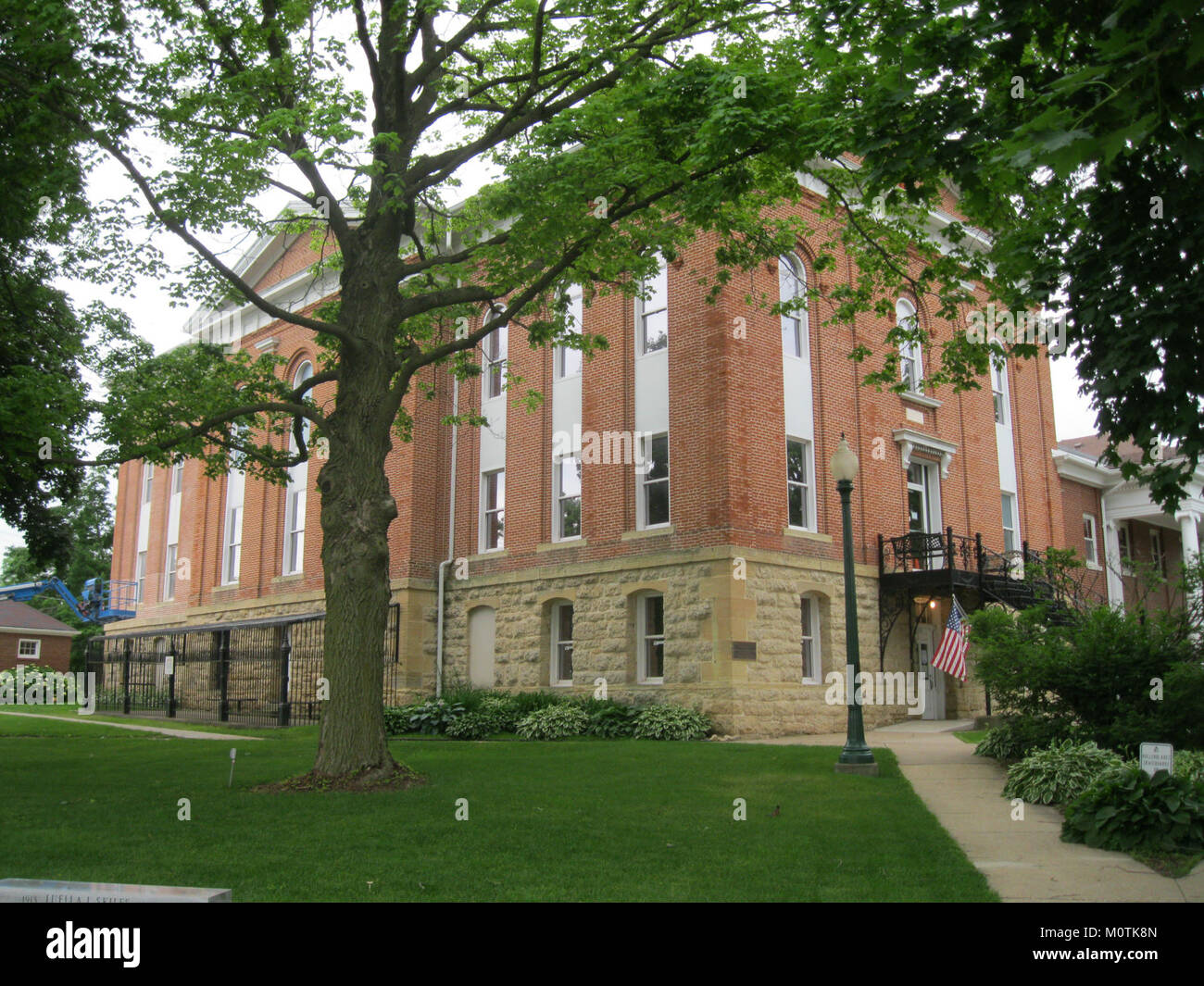 A photograph showing the northwest corner of the Carroll County ...