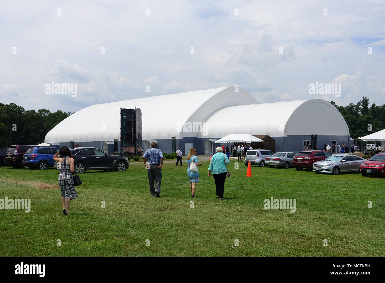 The Castleton Festival Theatre, built for performances during the ...