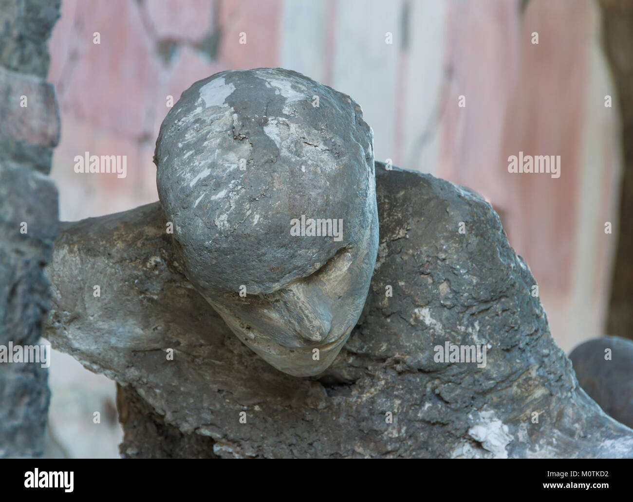 The cast victims of the Pompeii eruptions are preserved remains of ...