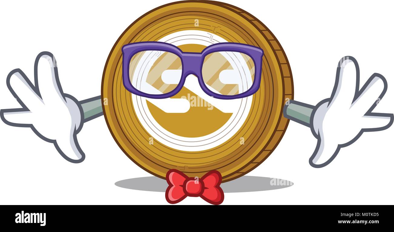 Geek Nxt coin character cartoon Stock Vector Image & Art - Alamy