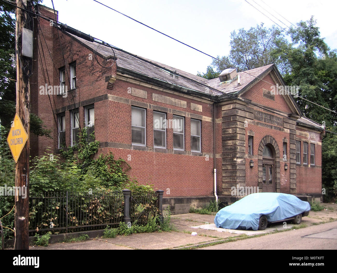 The Hazelwood Branch of the Carnegie Library, built in 1890, stands as ...