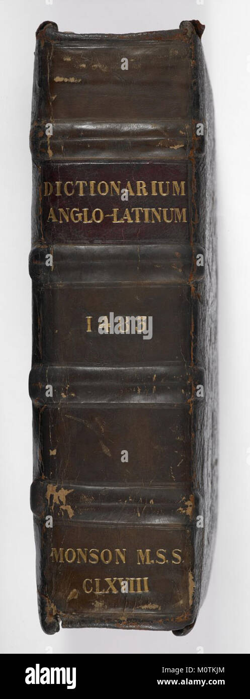 Old english latin dictionary hi-res stock photography and images - Alamy