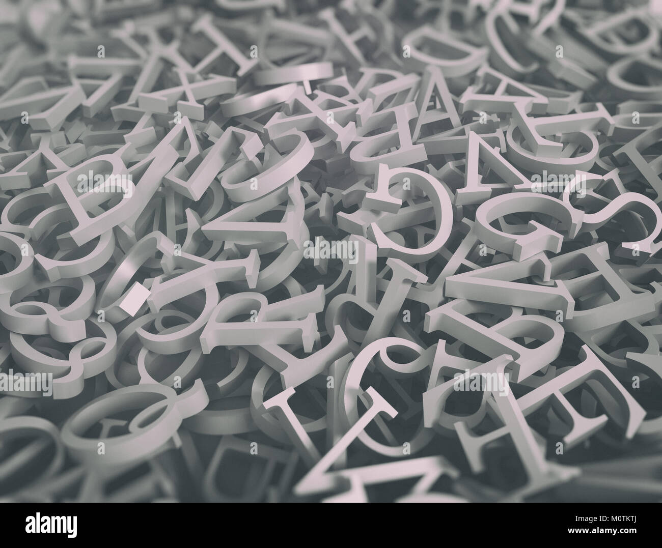 Random letters abstract 3d conceptual background Stock Photo - Alamy