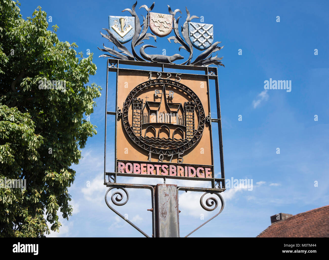 Sign george hill robertsbridge east sussex village centre uk eng hi-res ...
