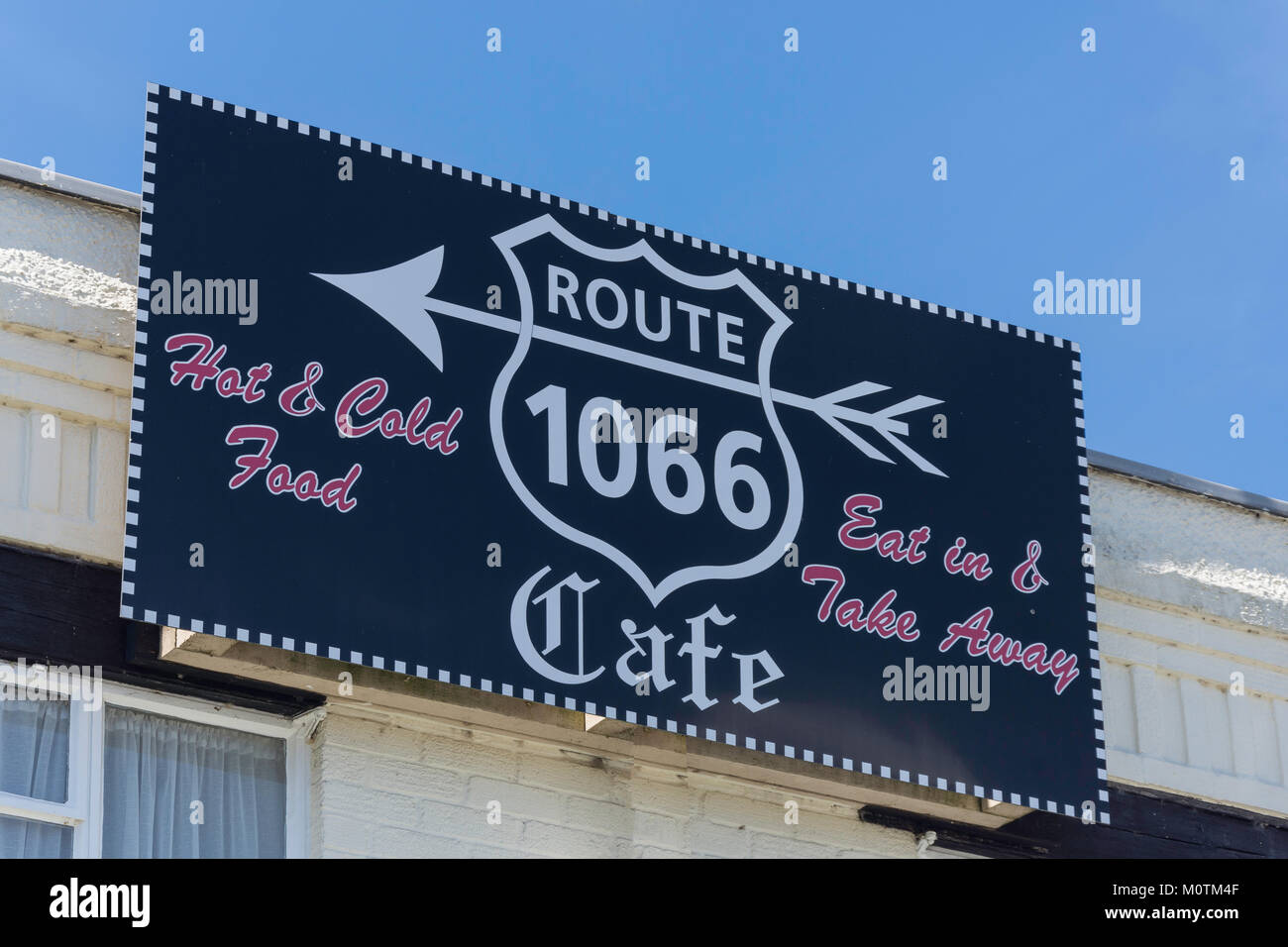 Route 1066 50's/60's Style Cafe sign, A21 Robertsbridge, East Sussex ...