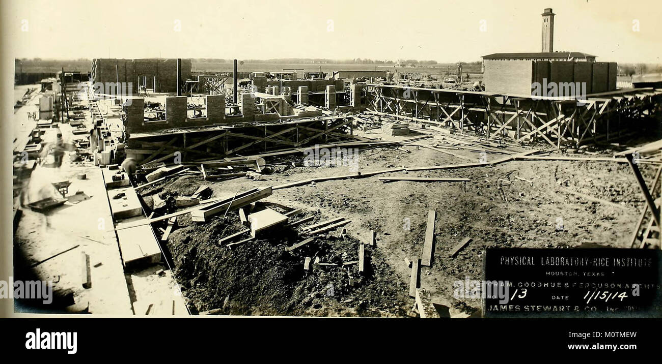 "Physical laboratory for the William M. Rice Institute, Houston, Texas ...