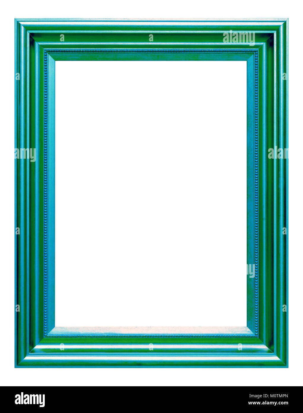 Antique green frame isolated on the white background Stock Photo - Alamy