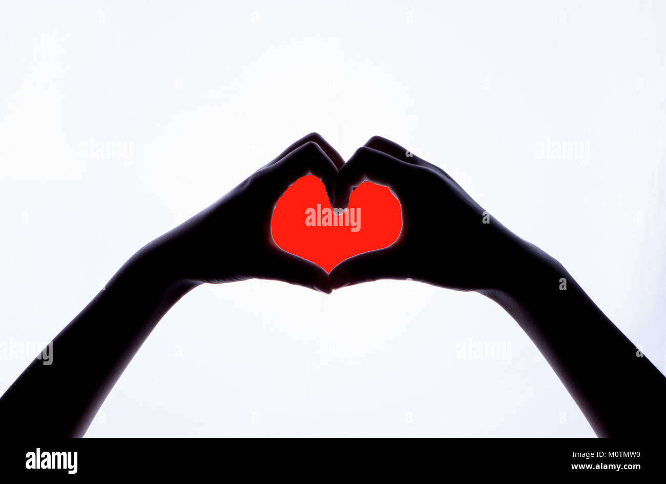 Hand Heart Gesture Stock Photos & Hand Heart Gesture Stock Images - Alamy