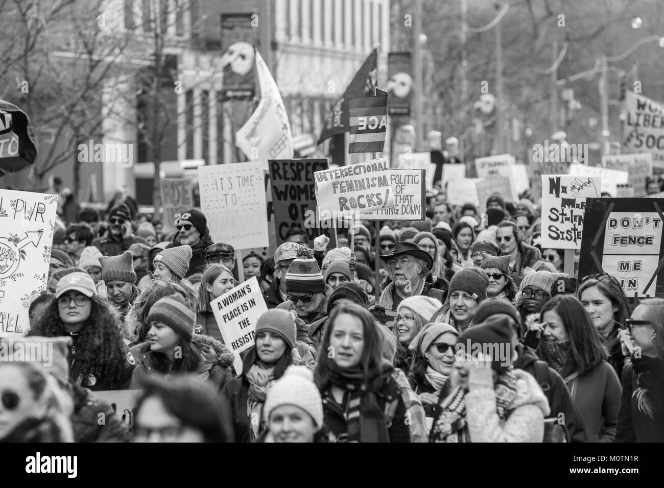 Canada women equality protest Black and White Stock Photos & Images - Alamy