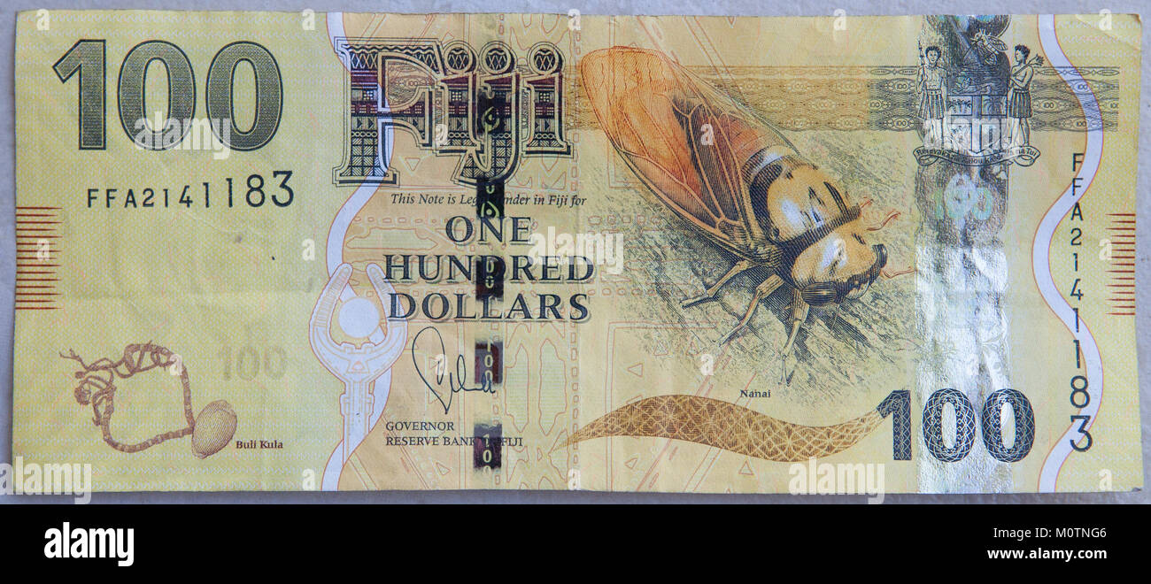 Fijian $100 note Stock Photo - Alamy