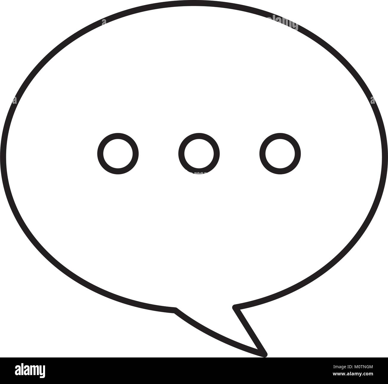 Chat bubble symbol Stock Vector Image & Art - Alamy