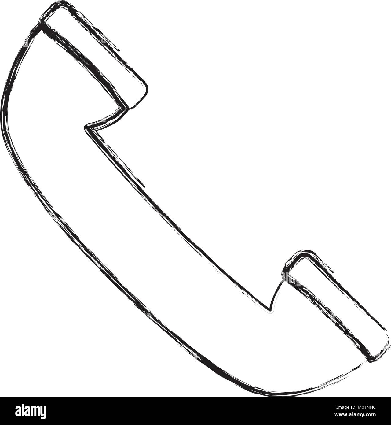 Telephone isolated symbol Stock Vector Image & Art - Alamy