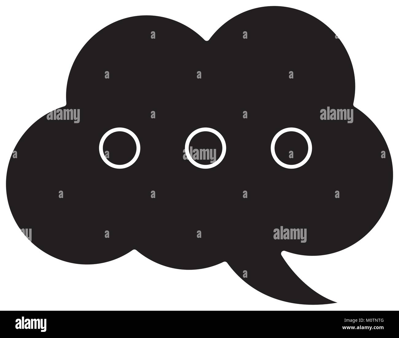 Chat bubble symbol Stock Vector Image & Art - Alamy