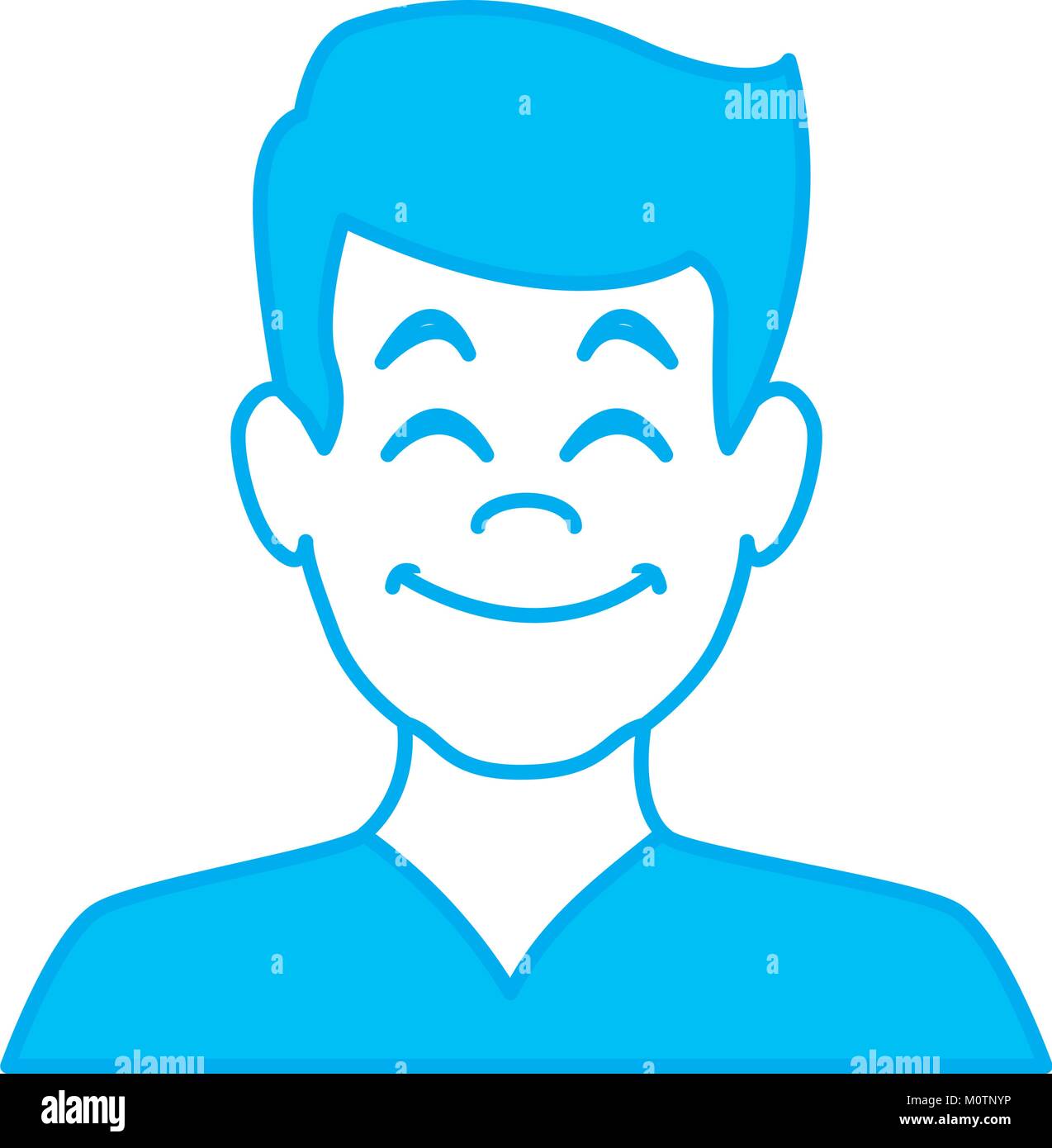 Man smiling avatar Stock Vector Image & Art - Alamy