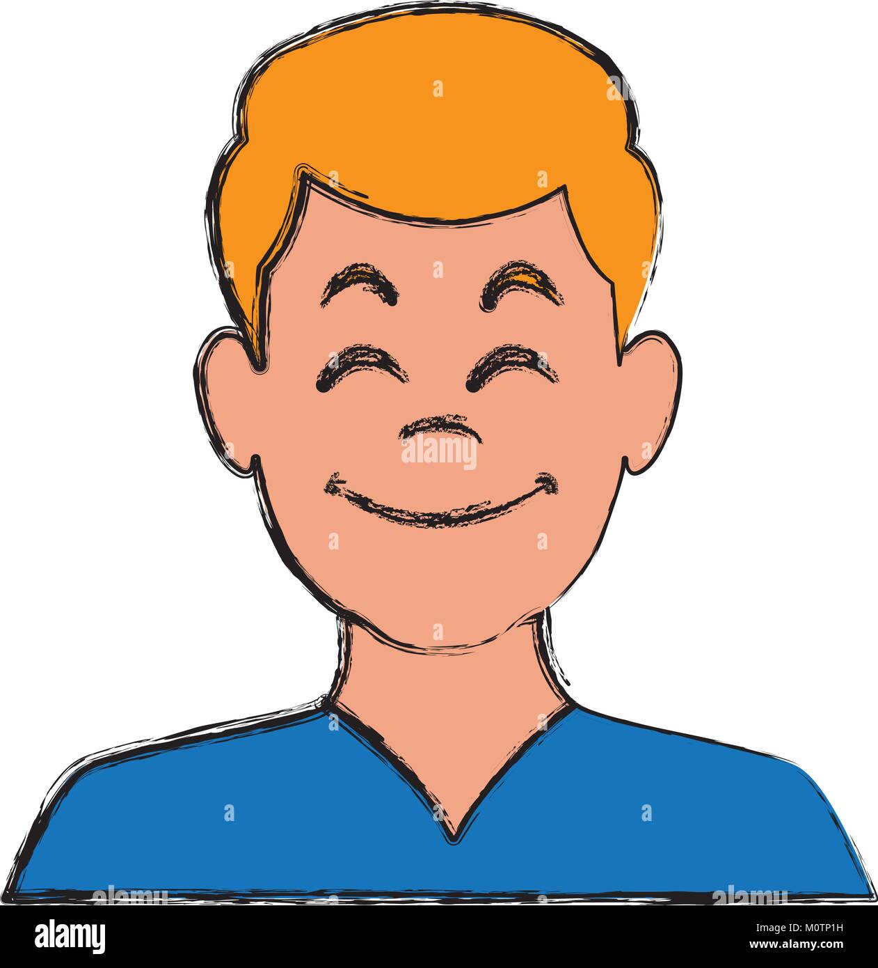 Man smiling avatar Stock Vector Image & Art - Alamy