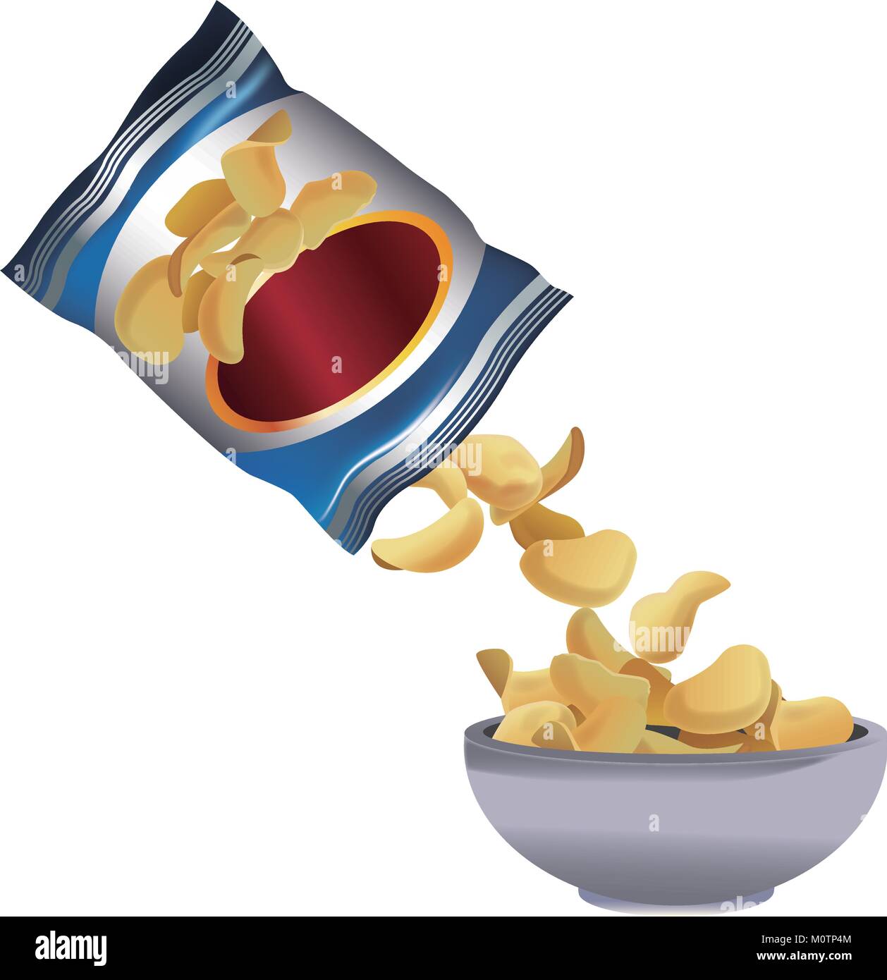 Bowl Of Chips Clipart
