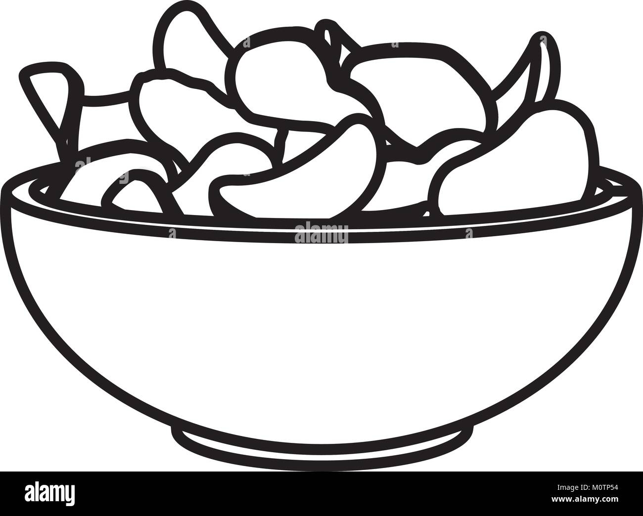 Bowl Of Chips Clipart