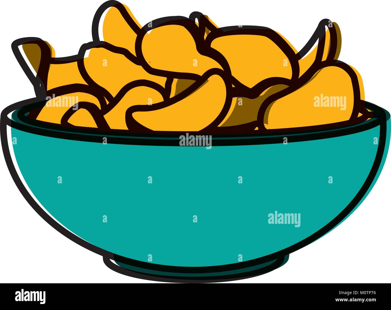 Bowl Of Chips Clipart