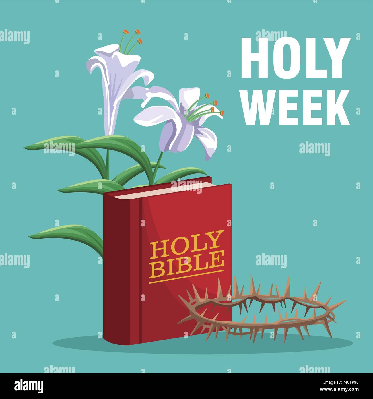 Holy week catholic tradition Stock Vector Image & Art - Alamy