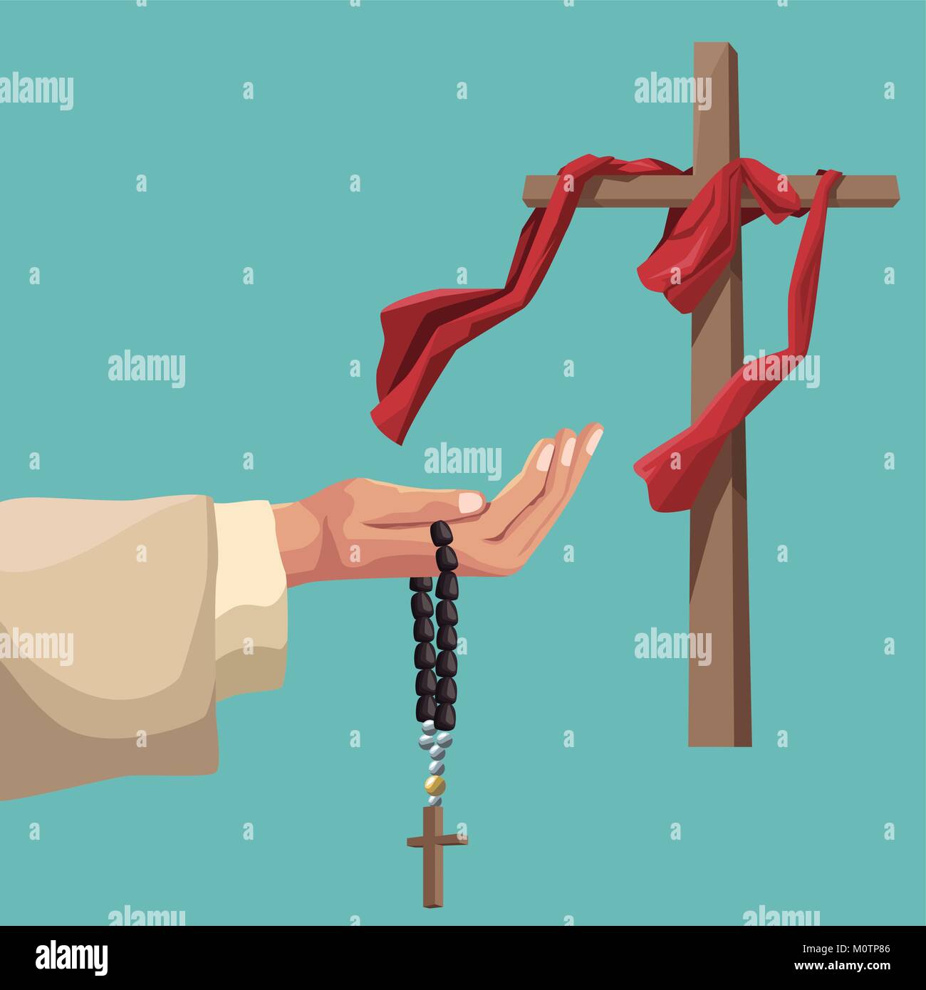 Holy week catholic tradition Stock Vector Image & Art - Alamy