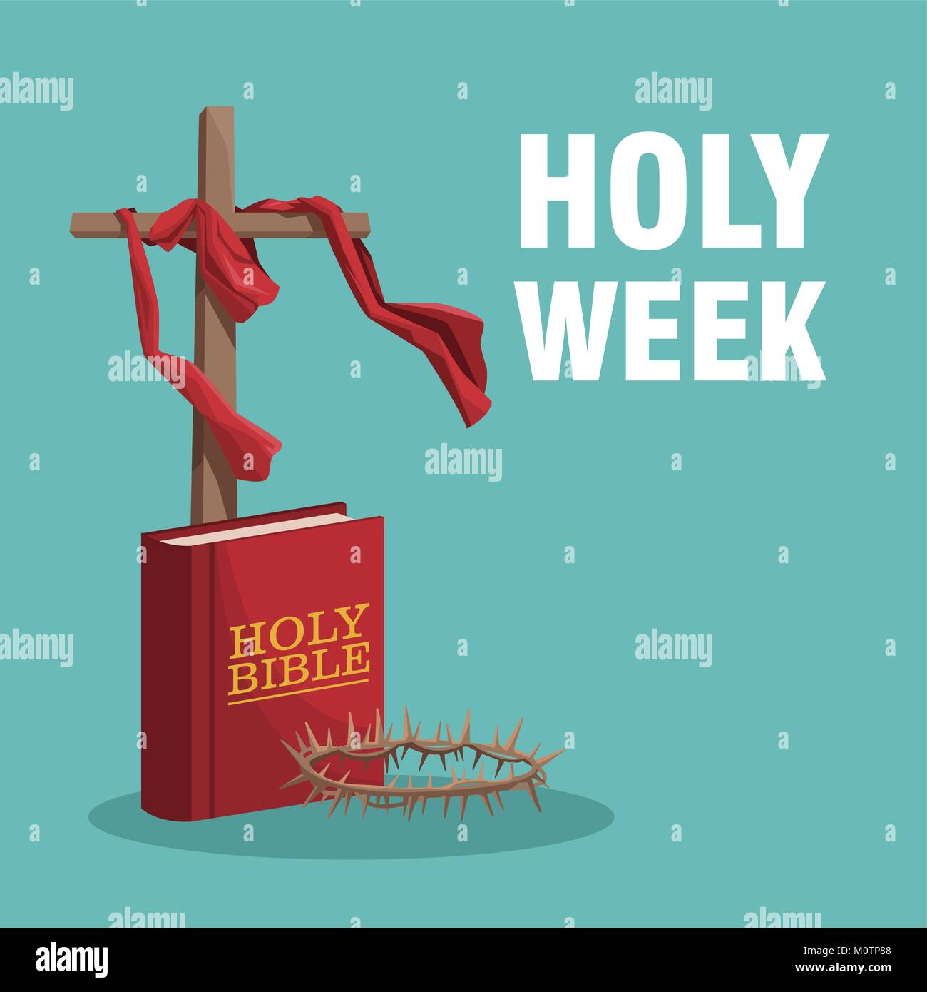 Holy week catholic tradition Stock Vector Image & Art - Alamy