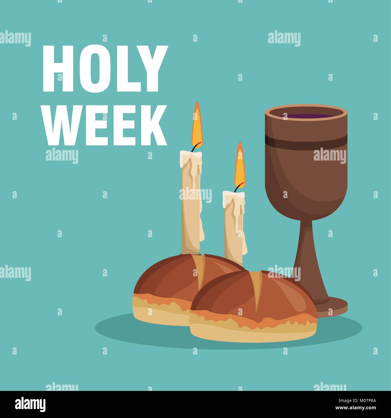 Holy week catholic tradition Stock Vector Image & Art - Alamy
