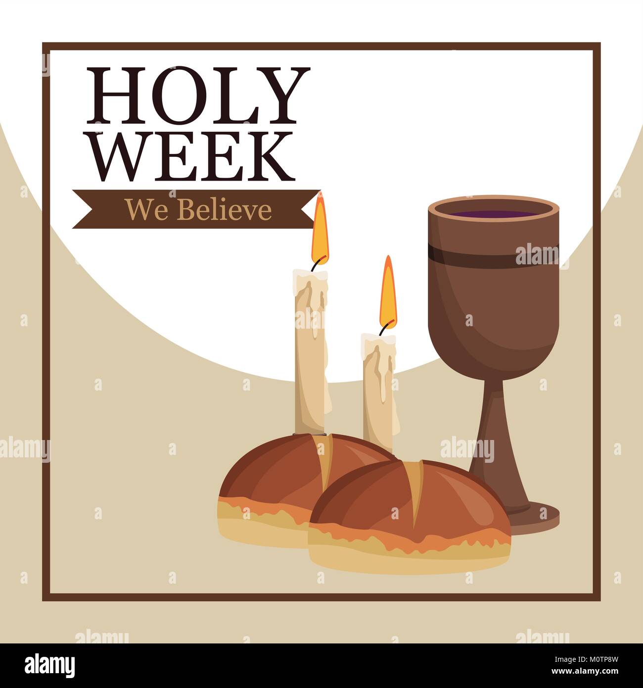 Jesus last week Stock Vector Images - Alamy