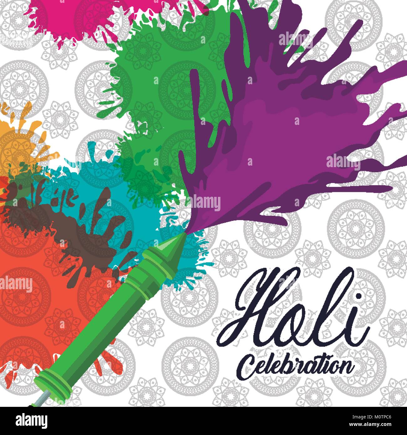 Holi celebration design Stock Vector Image & Art - Alamy