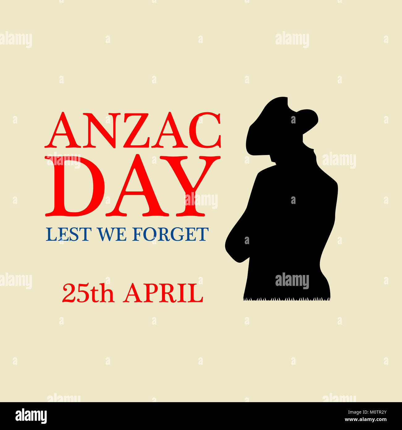 illustration of Anzac Day background. Anzac Day is a national day of ...