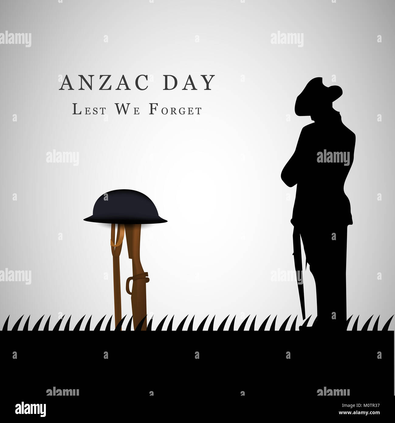 illustration of Anzac Day background. Anzac Day is a national day of ...