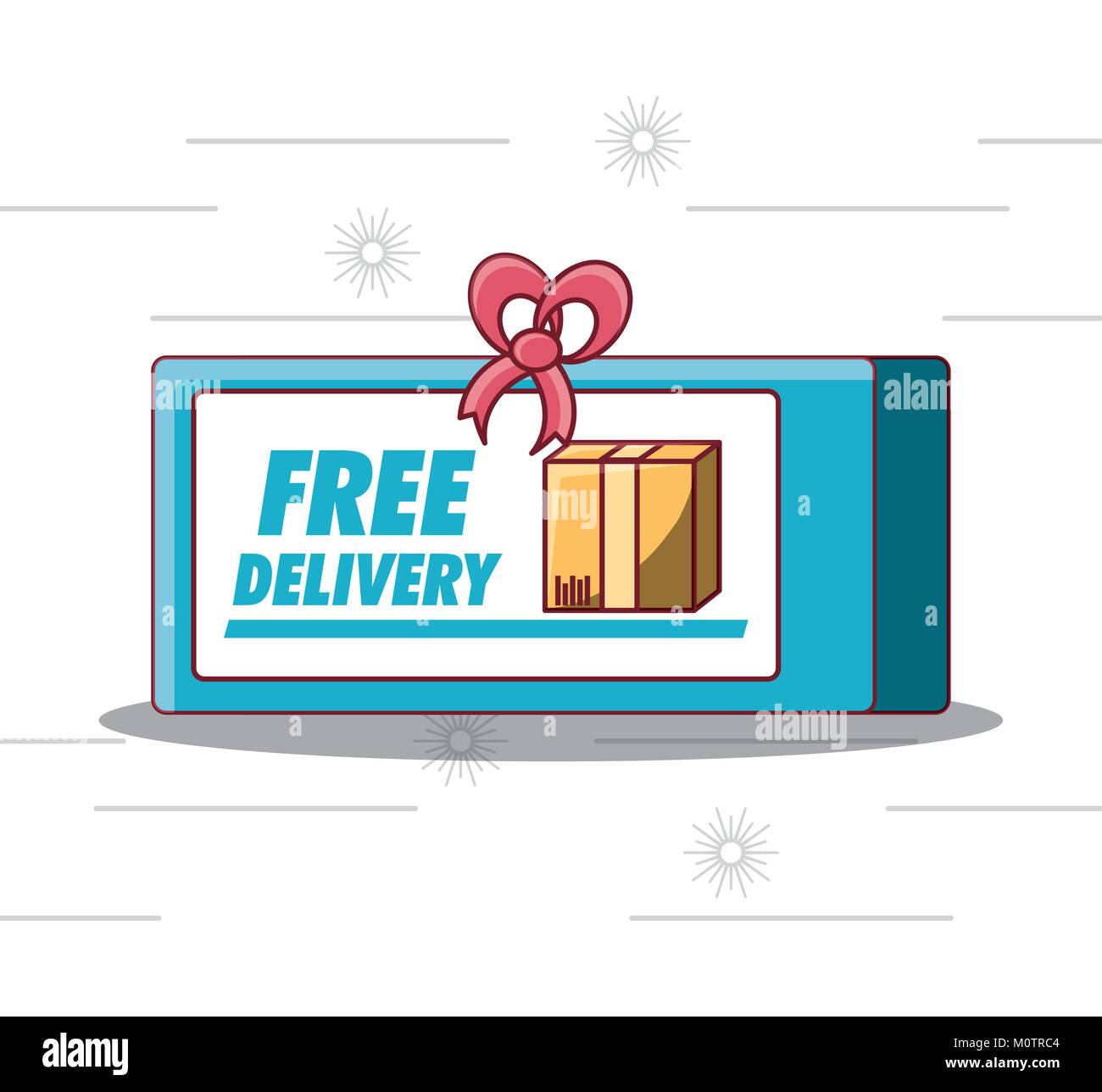 Free delivery design Stock Vector Image & Art - Alamy