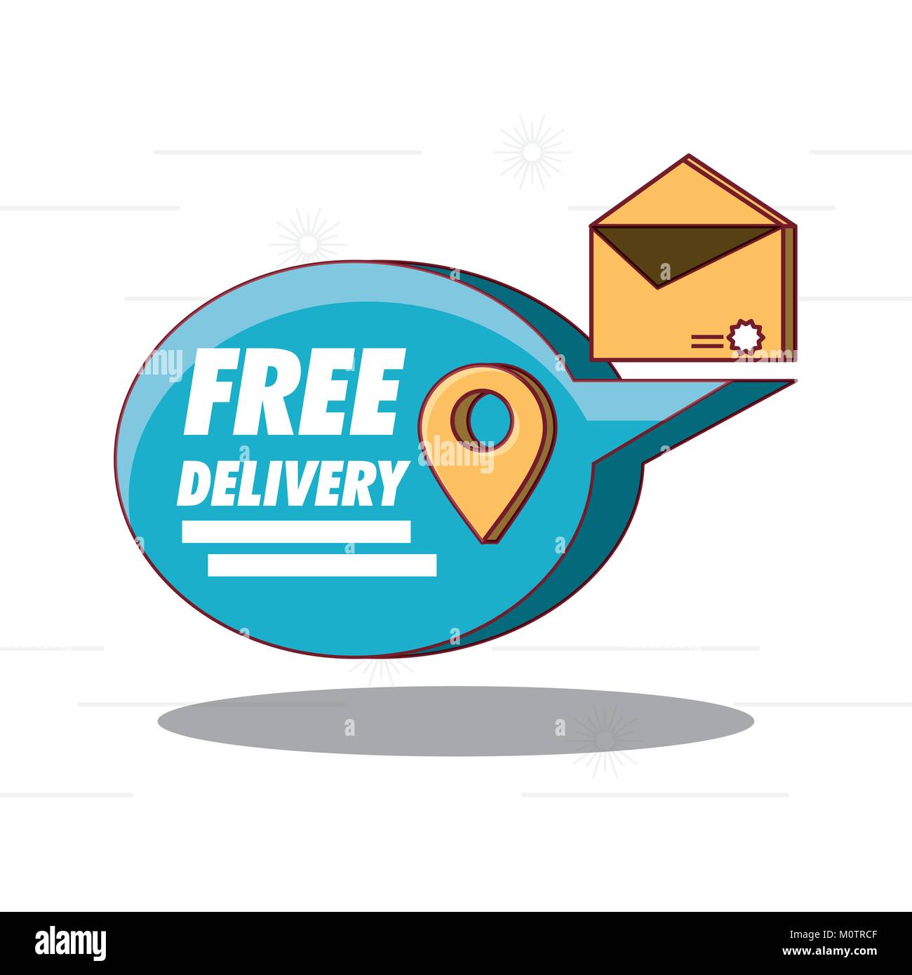 Free delivery design Stock Vector Image & Art - Alamy