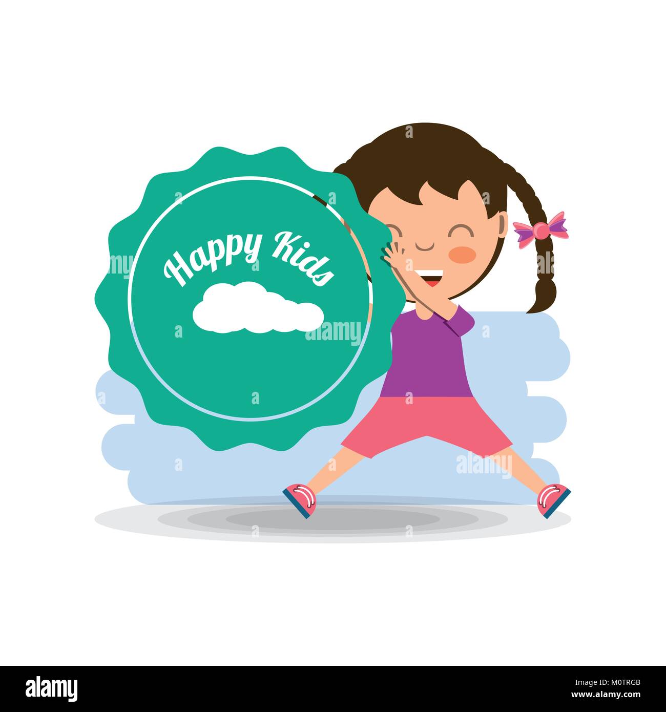 happy kids design Stock Vector Image & Art - Alamy