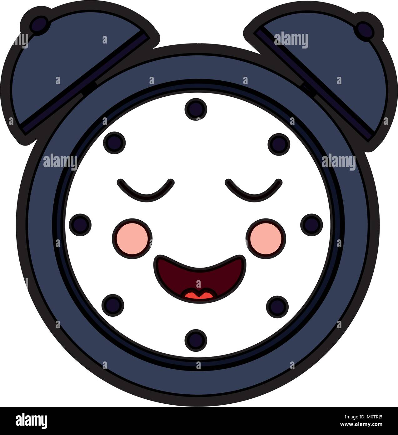 happy clock kawaii icon image Stock Vector Image & Art - Alamy