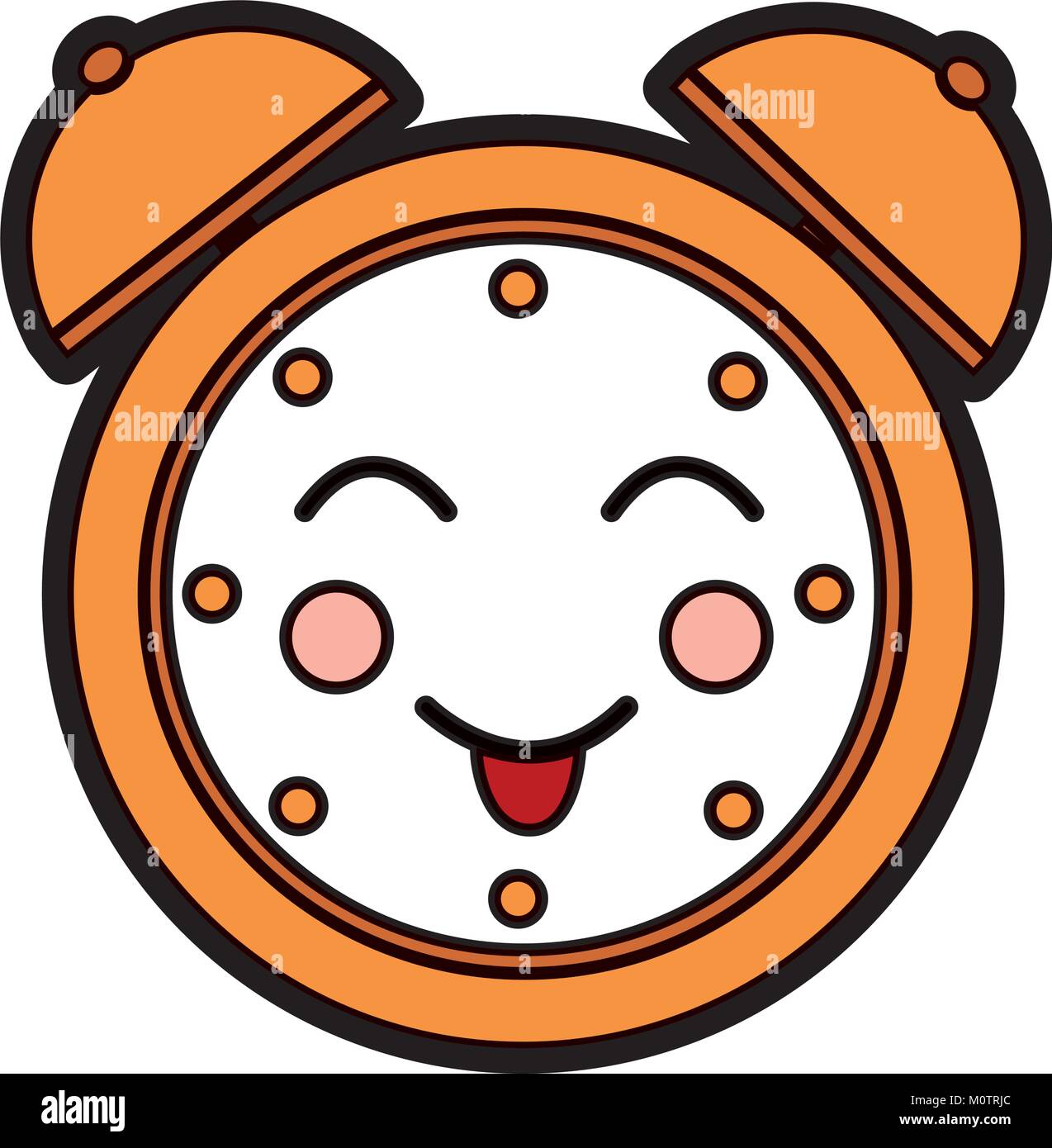 happy clock kawaii icon image Stock Vector Image & Art - Alamy