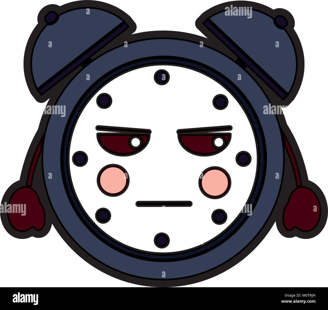 angry clock kawaii icon image Stock Vector Image & Art - Alamy