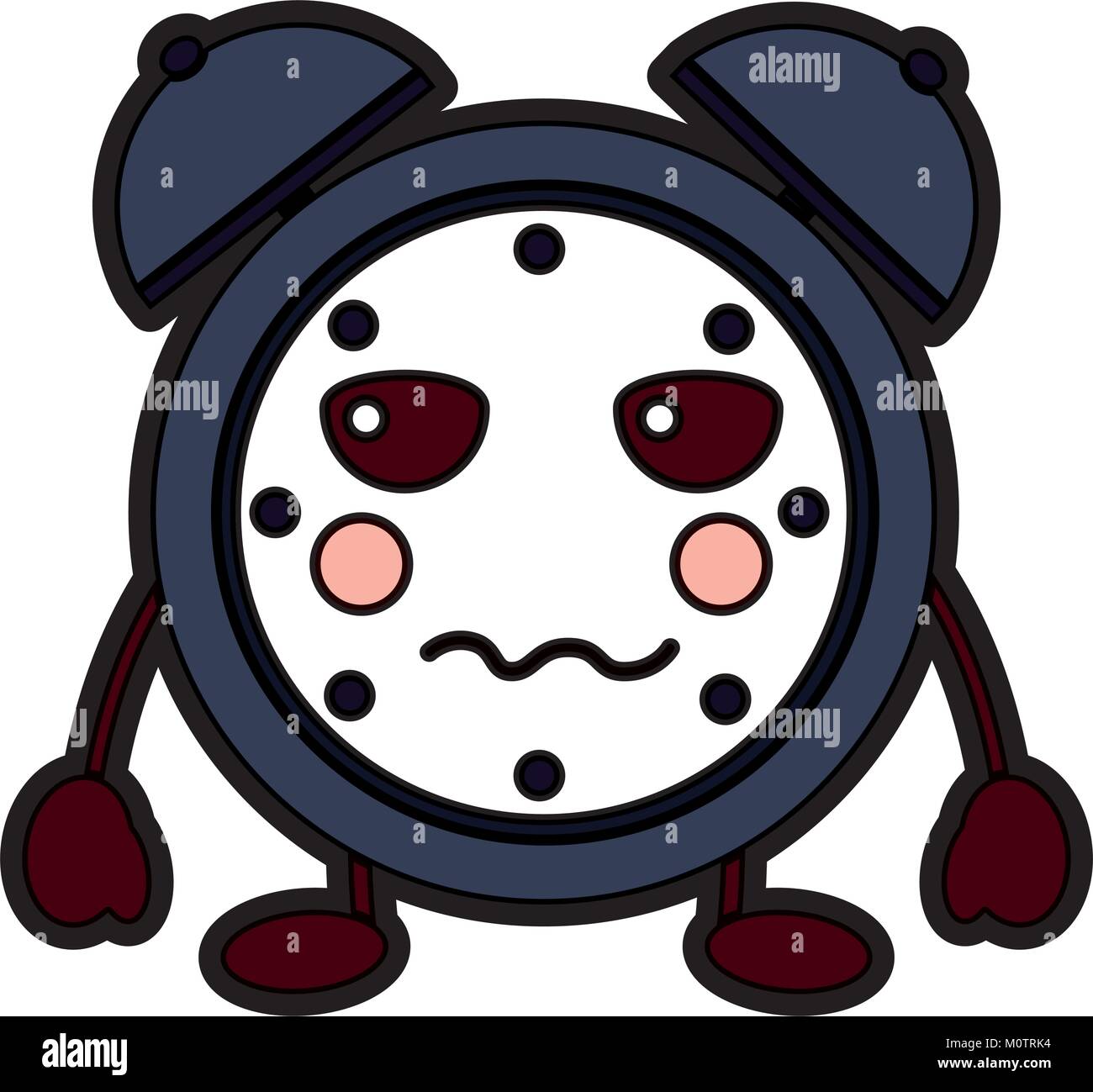 angry clock kawaii icon image Stock Vector Image & Art - Alamy