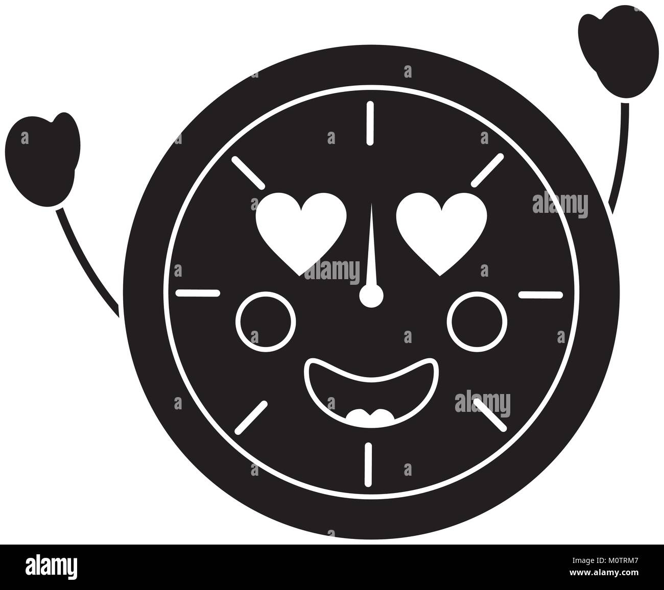 Heart clock ticking hi-res stock photography and images - Alamy