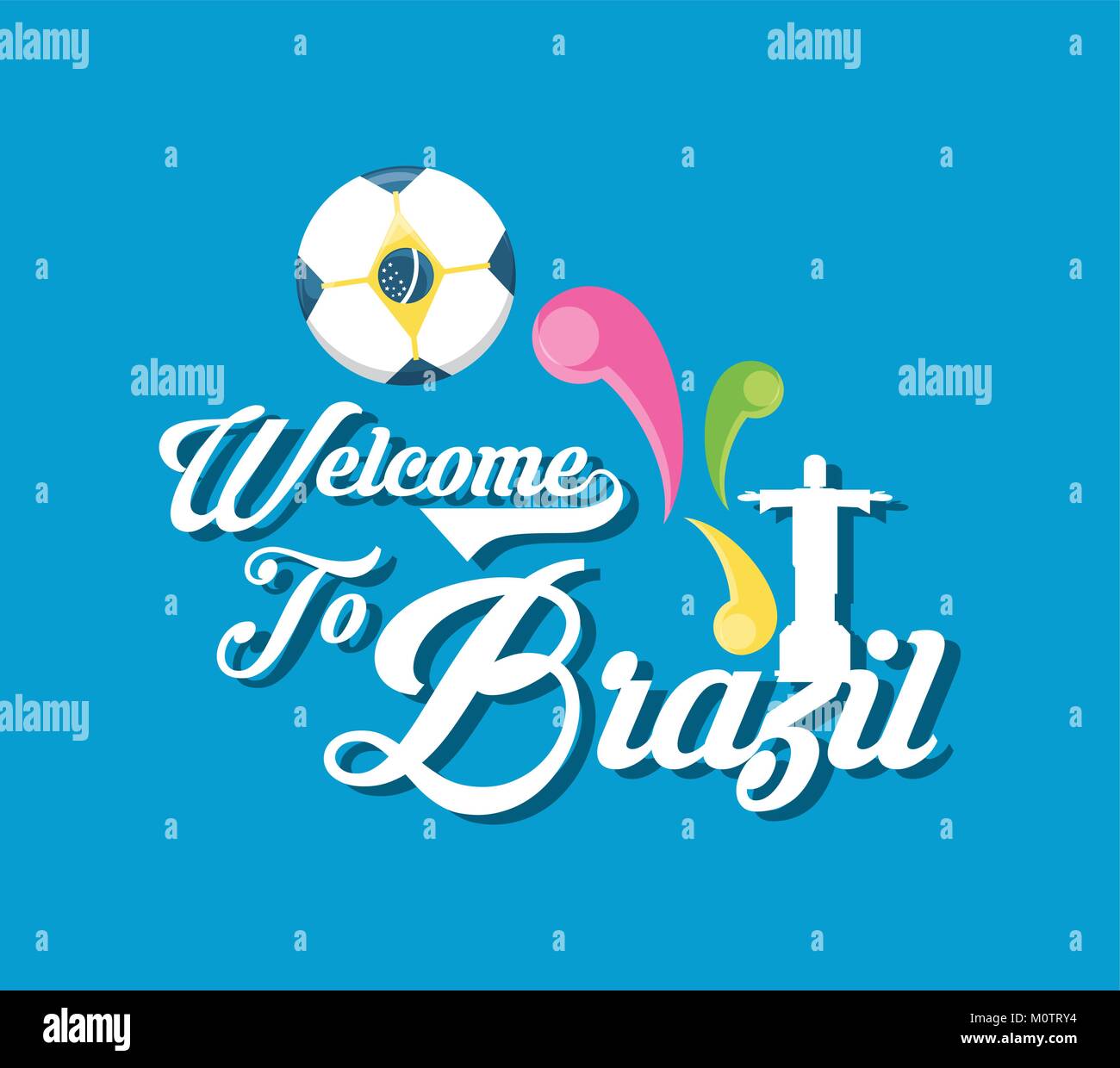 Welcome to brazil design Stock Vector Image & Art - Alamy