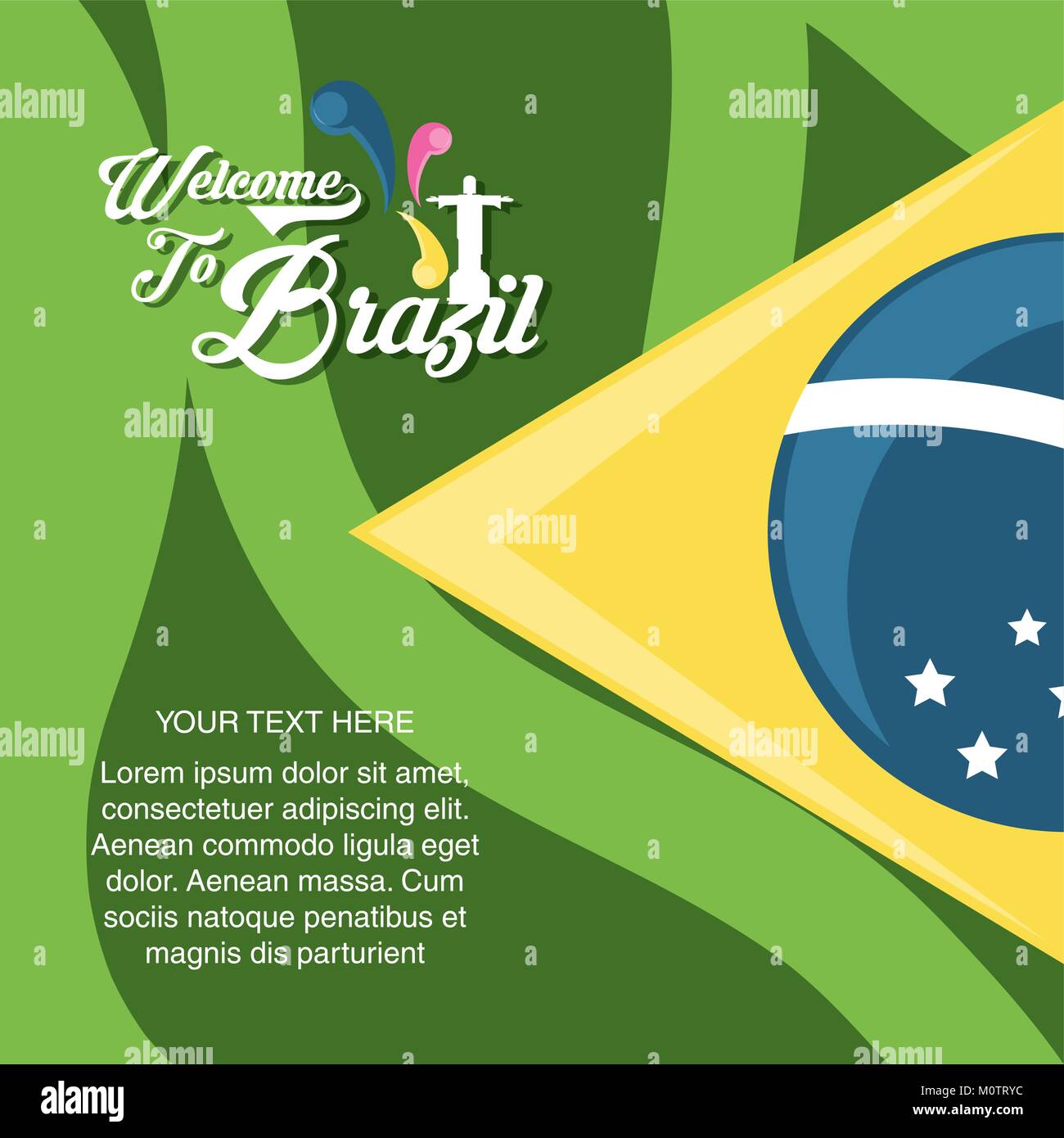 Welcome to brazil design Stock Vector Image & Art - Alamy