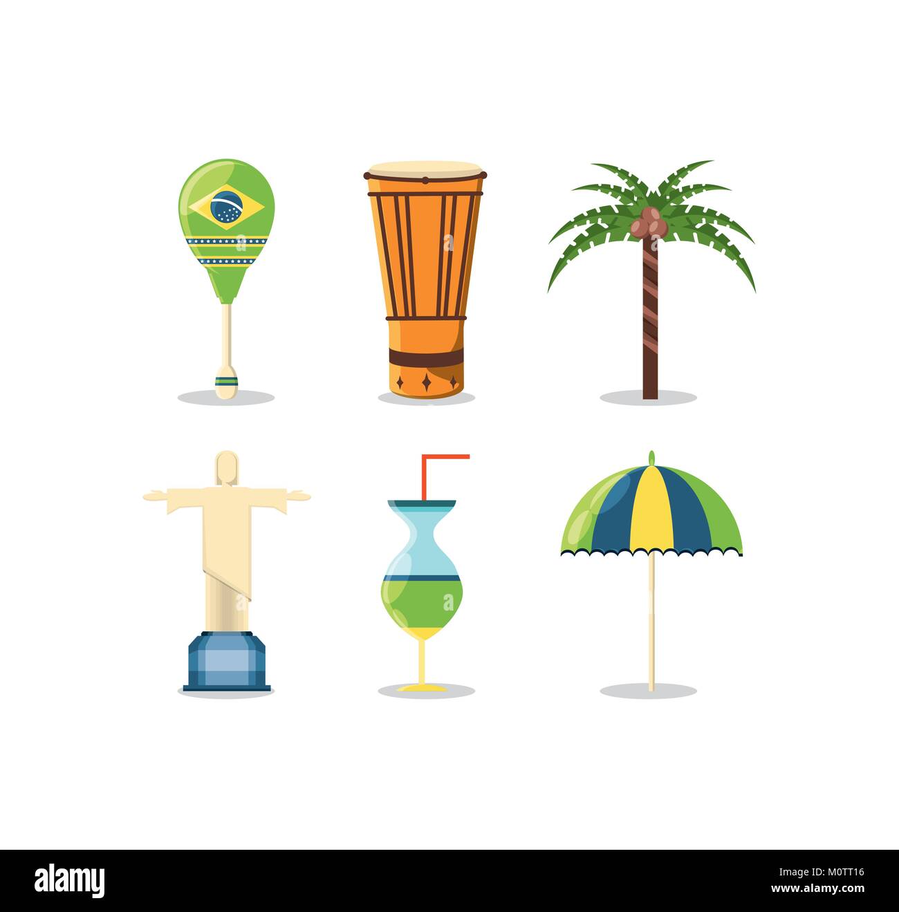 brazil related icons Stock Vector Image & Art - Alamy