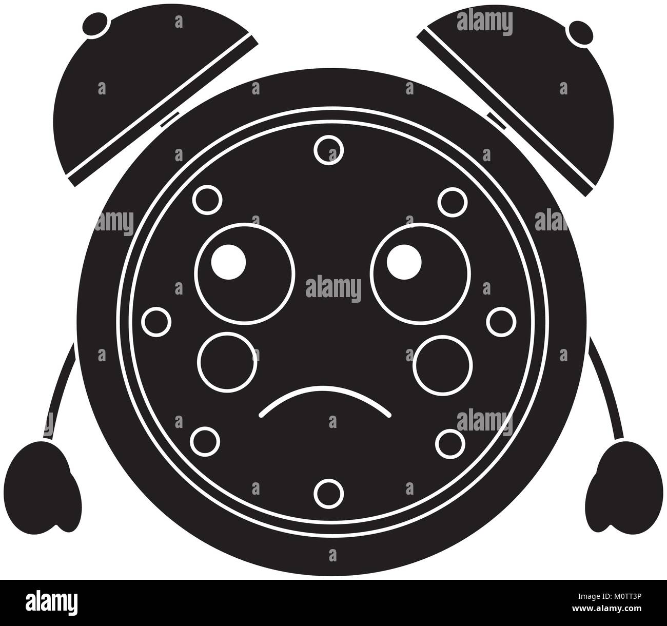 Happy clock sad clock face hi-res stock photography and images - Alamy