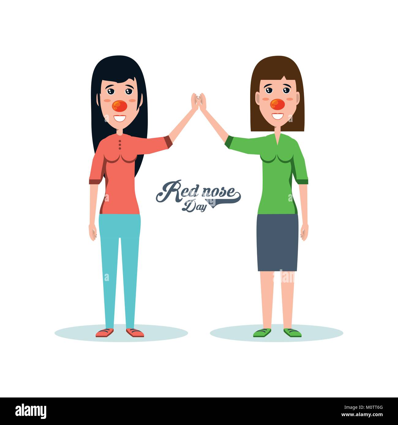 Red nose charity Stock Vector Images - Alamy