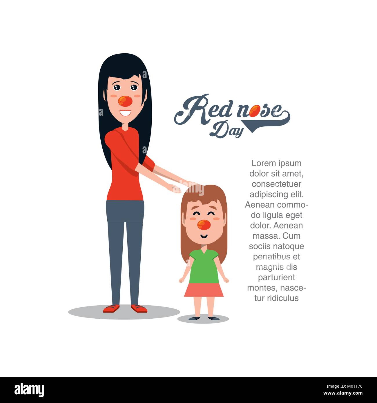 Red nose day design Stock Vector Image & Art - Alamy