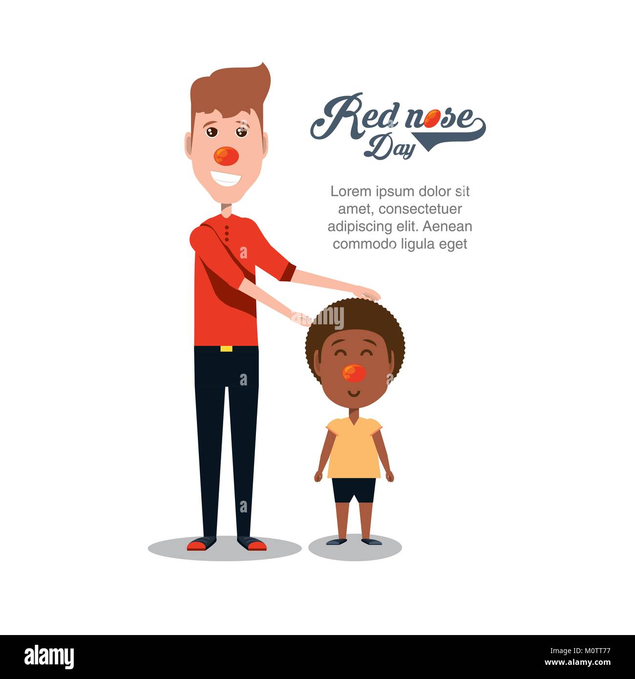Red nose day design Stock Vector Image & Art - Alamy